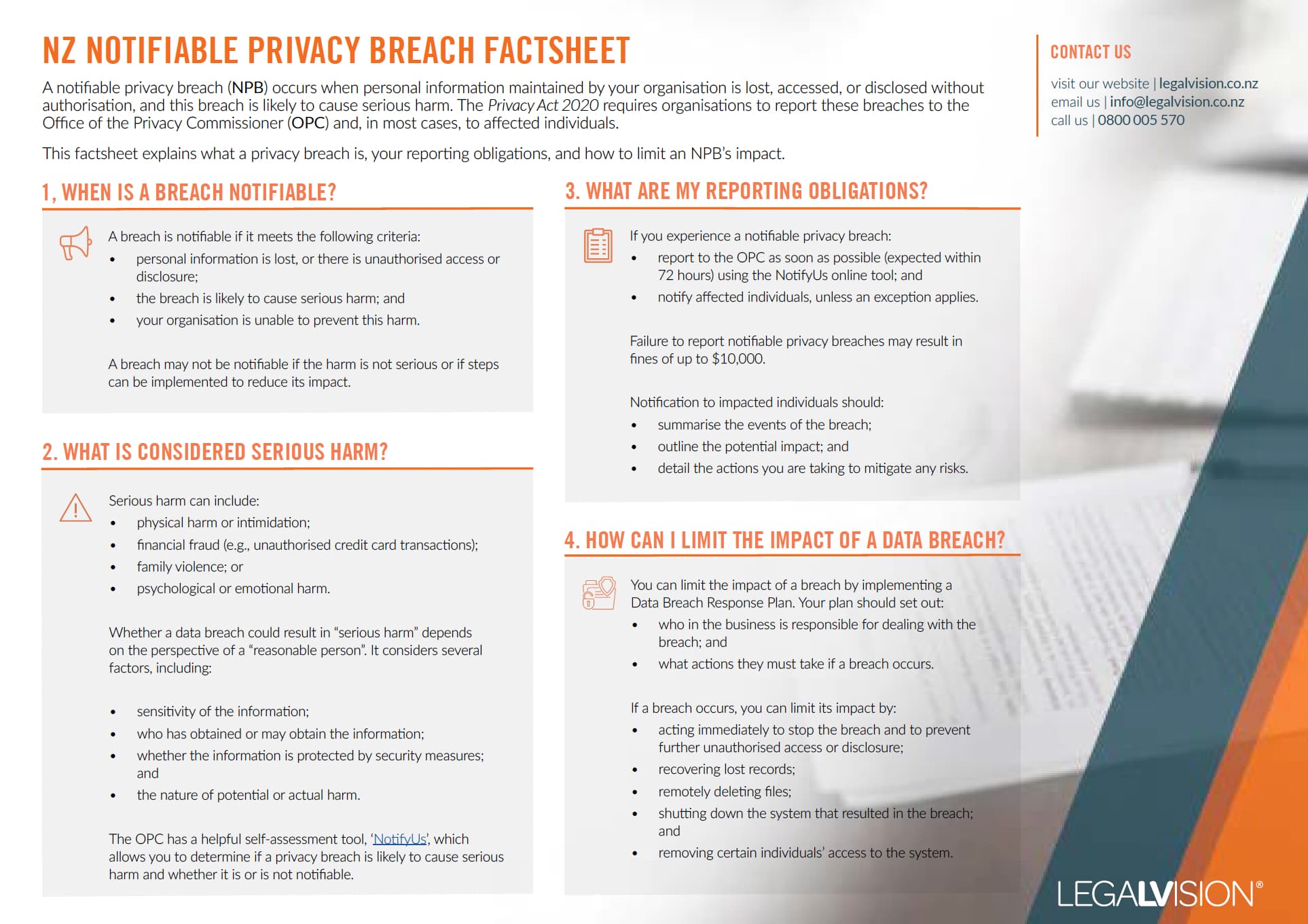 Data Breach Response: Legal Obligations | LegalVision New Zealand